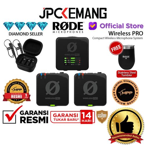 Promo Rode Wireless Pro 2-Person Compact Wireless Microphone Rode Mic ...