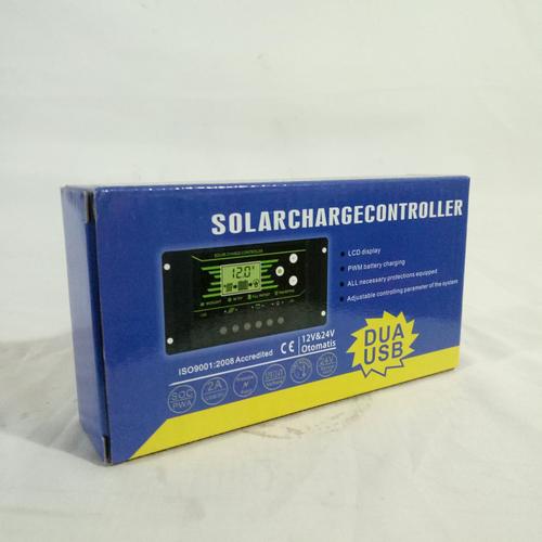 Jual kontrol solar cell - Control cas panel surya 10 A - 2 usb - Kota ...