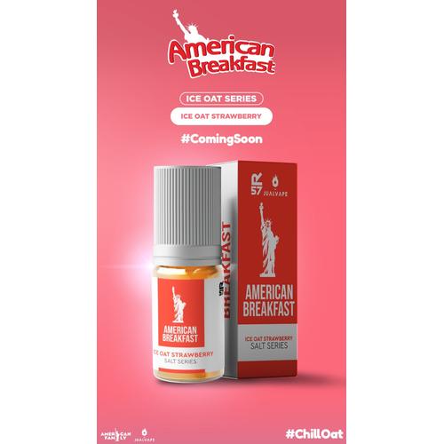 Jual Salt American Breakfast Ice Oat Strawberry 30ML - Kota Surabaya ...