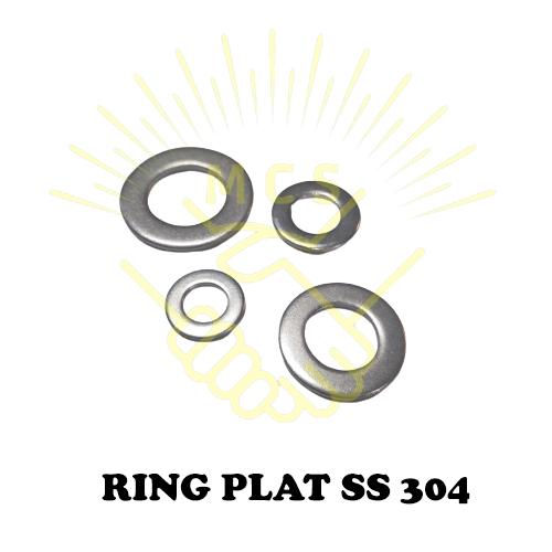Jual RING PLAT STAINLESS M5 - SS304 - SUS304 - A2 - Jakarta Pusat ...