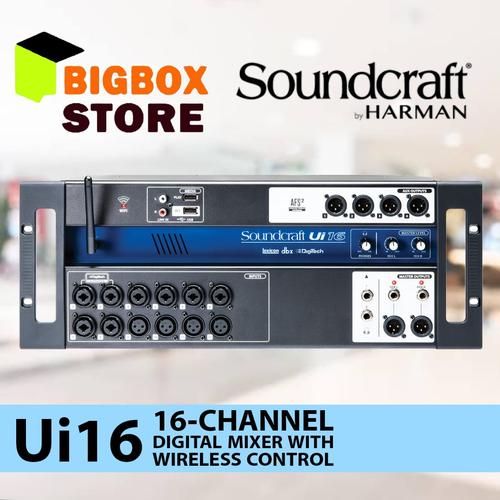 Promo Soundcraft Ui16 / UI-16 / UI 16 Mixer Digital Rack Original Cicil ...