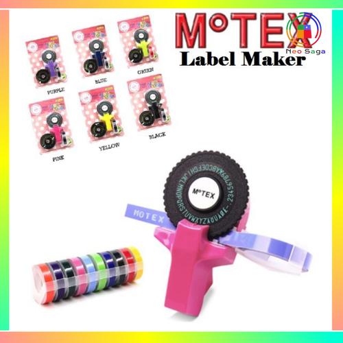 Jual MOTEX E-101 label dymo embossing label maker - Jakarta Barat ...