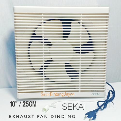 Jual SEKAI Exhaust Fan Dinding 10inch wef-1090 / Kipas Exhaust Dinding ...