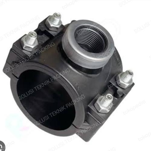 Jual Clamp Saddle Hdpe 110mm x 1" inch / Clamp Pipa Hdpe / PVC - Jakarta Barat - SOLUSI TEKNIK ...