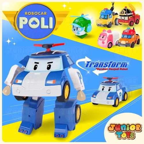 Promo Mainan Robot Figure Robocar Poli Car Karakter Mobil Mobilan Anak ...