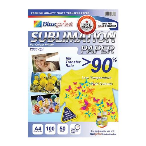 Jual Blueprint Sublimation Paper - Kertas Sublim A4 - Jakarta Barat ...