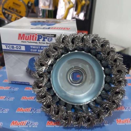 Jual Cup Cups Brush Sikat Kawat Besi Mangkok Mangkuk TWIST KNOT ...