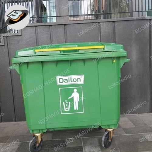 Jual Dustbin Tempat Sampah Plastic Outdoor 660 Liter DALTON LXD660B Green - Kab. Bandung ...