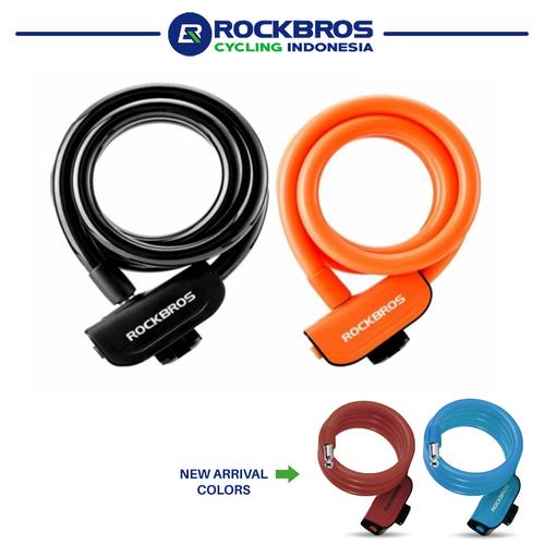 Jual ROCKBROS RKS515 Kunci Gembok Sepeda Bicycle Lock Ring with Bracket ...