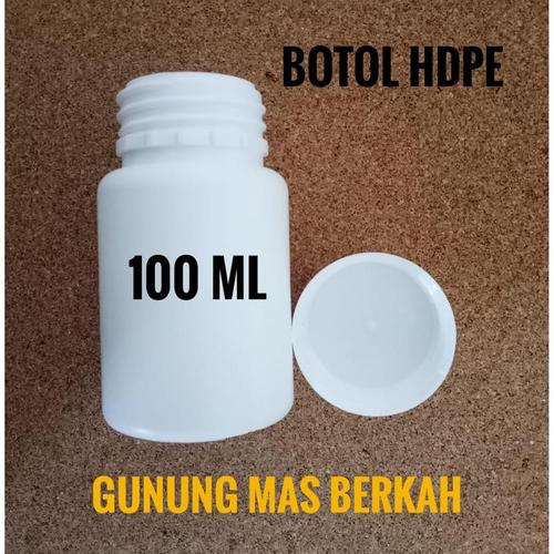 Jual ORIGINAL Botol HDPE Kapsul Botol HDPE / Botol Obat Kapsul / Botol ...