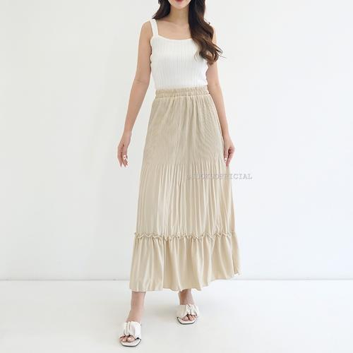 Jual Rok Plisket Ruffle / Rok Plisket Susun / Rok Duyung / Plisket ...