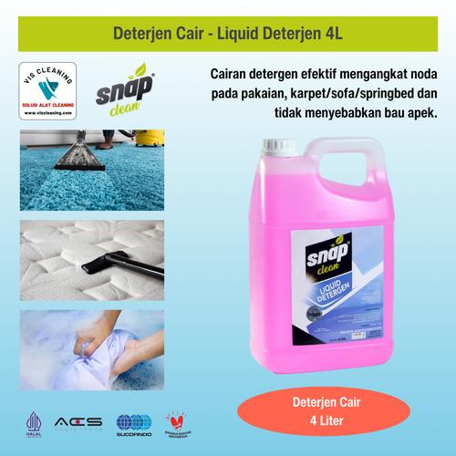 Jual Deterjen Cair Sabun Cuci - Liquid Detergen Snap Clean 4 Liter ...