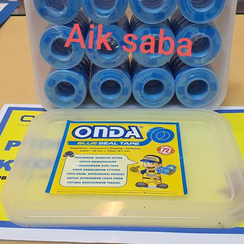Jual Seal Tape Onda warna biru 12mm / isolasi biru/1 box - Jakarta ...