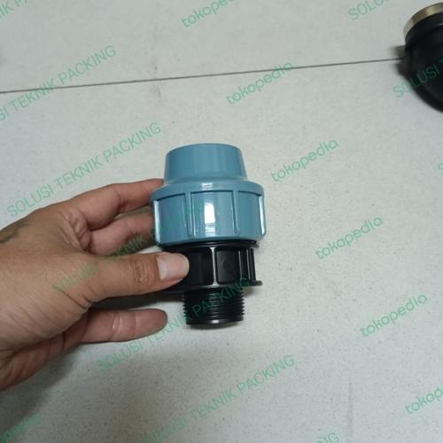 Jual Male Threaded Adaptor Hdpe 40mm x 11/2" inch / MTA PIPA HDPE ...