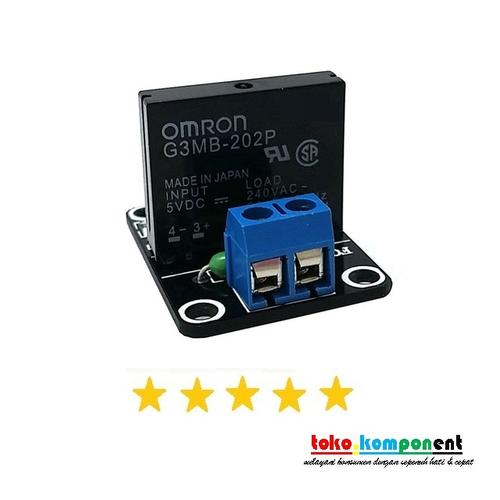 Jual SSR Solid State Relay Module 1 Channel 5V DC High Level for ...