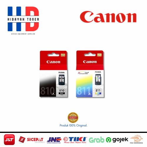 Jual Tinta Cartridge Canon 810 Black & 811 Colors Original - 1 SET ...