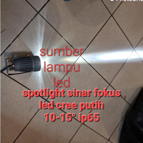 Jual lampu tembak logo gedung 10w 10 w sorot tugu pohon 10w 10 watt ...