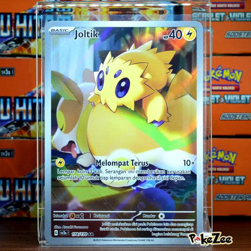 Jual Joltik AR 178/170 sv3s TCG Kartu Pokemon Indonesia Kilau Hitam ...