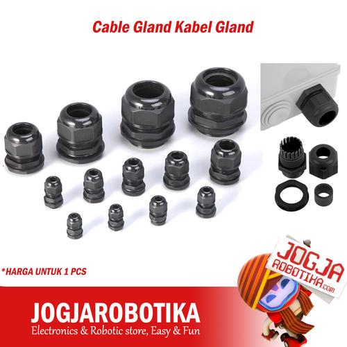 Jual Cable Gland Kabel Gland Waterproof PG7 PG9 PG11 PG13.5 PG16 PG21 HITAM - PG9 - Kab. Sleman ...