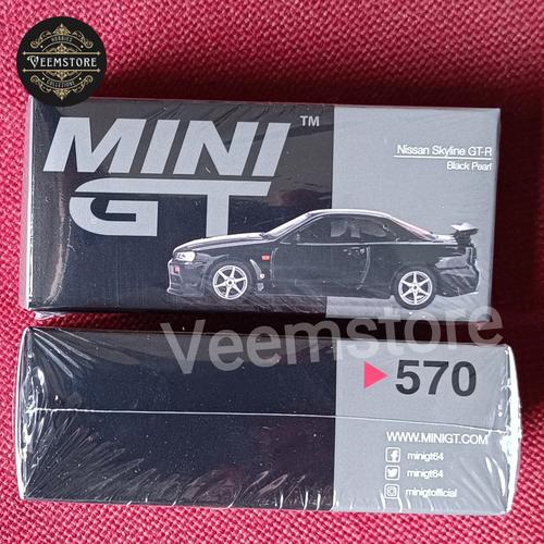 Jual Die Cast 1:64 Nissan Skyline GT-R R34 Black Pearl [MGT570] rhd ...