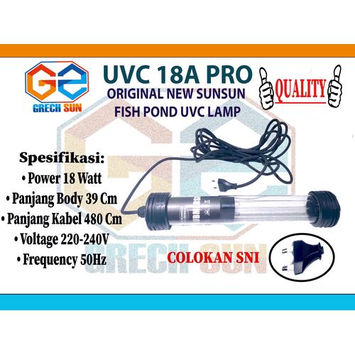 Jual NEW SUNSUN UVC-18A PRO LAMPU UV KOLAM AQUARIUM UVC ORIGINAL SUNSUN - Jakarta Utara ...