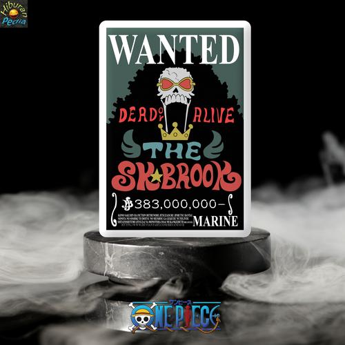 Jual Sticker JAPAN Anime - One Piece - BROOK ( Skull ) - Poster - 000 ...