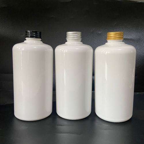 Jual Botol 500ml Putih Tutup Ulir Aluminium Neck 28 / Botol Platik ...