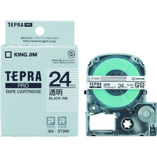Jual King Jim ST24K Tepra PRO Tape Cartridge - Black Letters ...