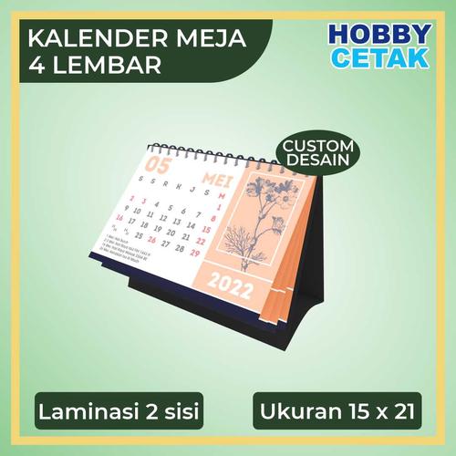 Jual Cetak Kalender Meja 4 Lembar Custom Desain - Kota Bandung - Hobby ...