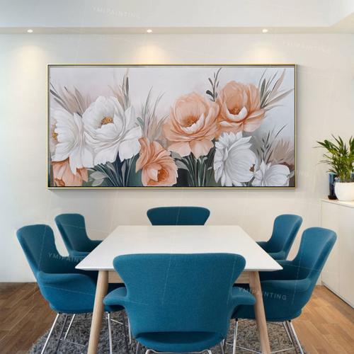 Jual lukisan tangan Bunga lukisan canvas seni dekorasi dinding rumah ...