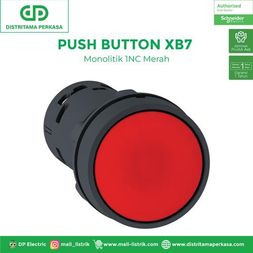 Jual Schneider Push Button XB7 Monolitik 1NC Merah - XB7NA42 - Kota ...