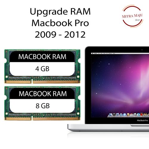 Jual RAM MacBook Pro 4GB & 8GB Tahun 2009 2010 2011 2012 Memory Unibody ...
