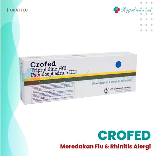 Jual CROFED STRIP ISI 10 TABLET Untuk Mengobati Gejala Flu Dan Alergi ...