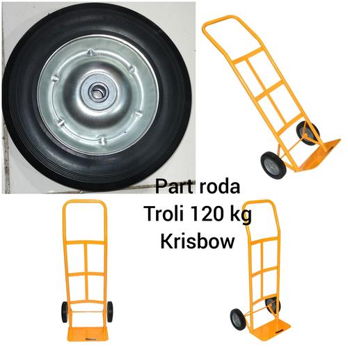 Jual Part Roda 8 In Troli Barang Manual 120 Kg Solid Tyre Krisbow - Kab ...