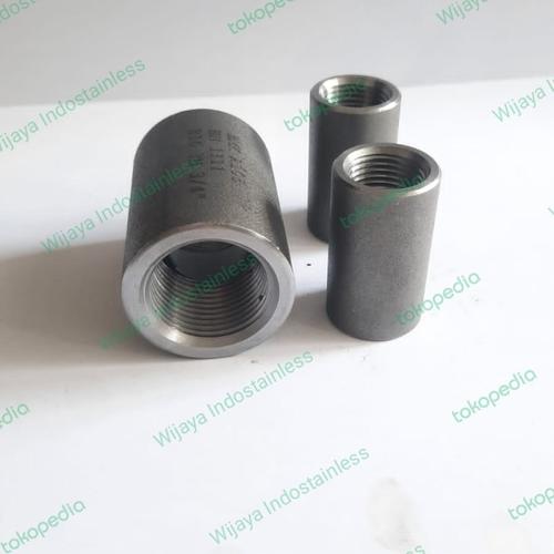Jual Socket Besi A105 Class 3000 Drat NPT 1 1/2" inch Coupling Carbon ...