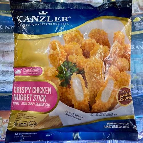 Jual Kanzler Crispy Chicken Nugget Stick 450gr Nugget Stik Bubble ...