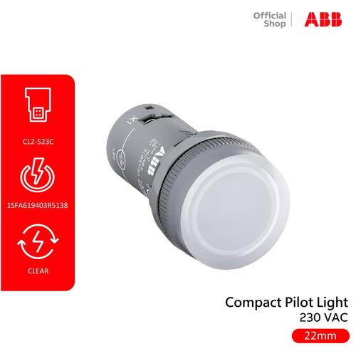 Jual ABB Pilot Lamp LED 230VAC Clear CL2-523C 1SFA619403R5238 Light - Jakarta Pusat - Adzani ...