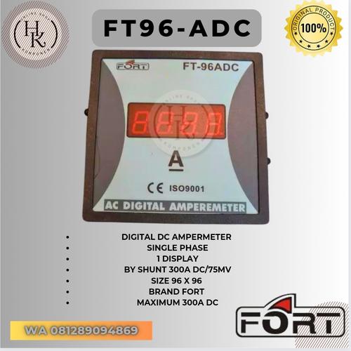 Jual Amper meter 96x96 DC DIGITAL 1 DISPLAY FT96-ADC FORT - Jakarta ...