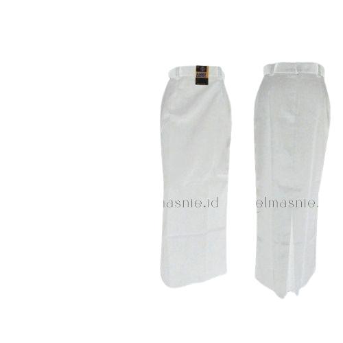 Jual Rok Seragam Sekolah Rok Putih SMP/SMA/MA Span Belah Satu Belakang ...