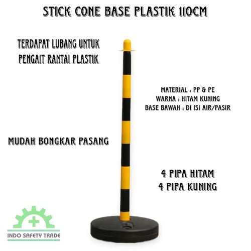 Jual Stick Cone Base Plastik PVC 110cm - Jakarta Barat - INDO SAFETY ...