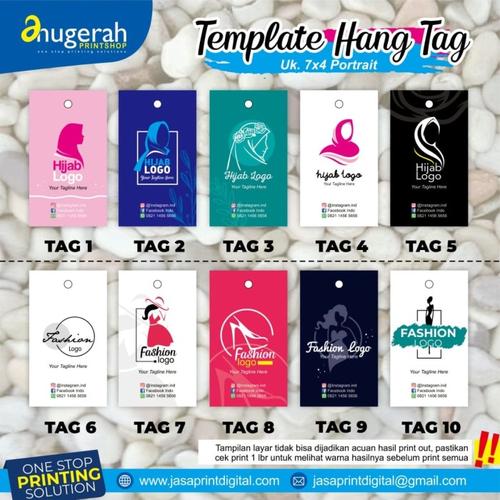 Jual Hang Tag / Hangtag / Label Produk AC 400 GR - Souvenir 2 sisi ...