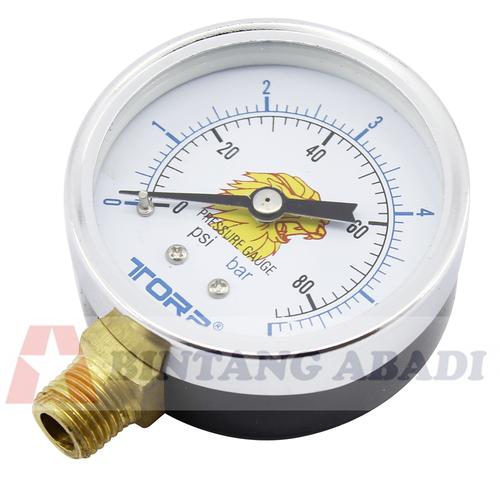 Jual Tora Ukuran Tekanan Angin 10 Bar Drat 1/4" Air Pressure Gauge - TRPG10 - Kab. Bandung Barat ...
