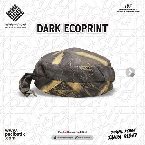 Jual Peci Batik Jogokariyan Motif Dark Ecoprint - Size 1 - Kota ...