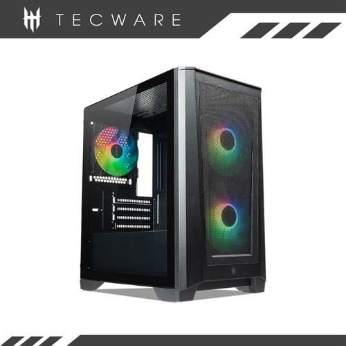 Promo TECWARE EDGE M2 PRO RGB BLACK MICRO ATX PC CASE CASING GAMING ...