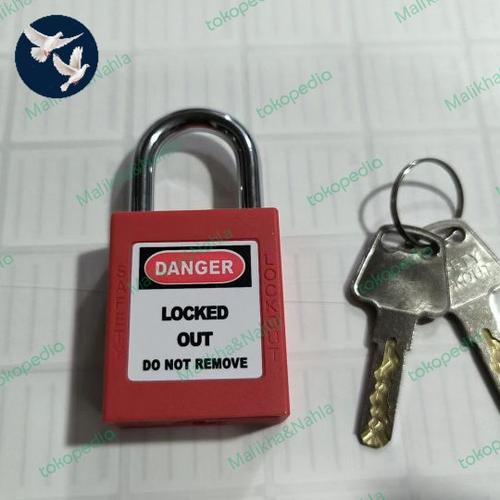 Jual Safety Padlock, Insulation Rustproof Brass 25mm Lockout Tagout ...