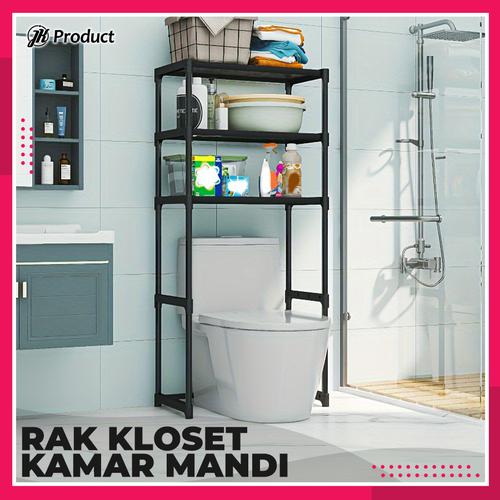 Jual Rak Kloset Duduk Berdiri 3 Susun Tempat Alat Kamar Mandi Rak WC ...