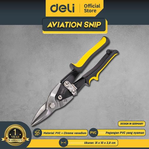 Jual Deli Aviation Snip / Gunting Seng 10 inch PVC+Chrome Perkakas ...
