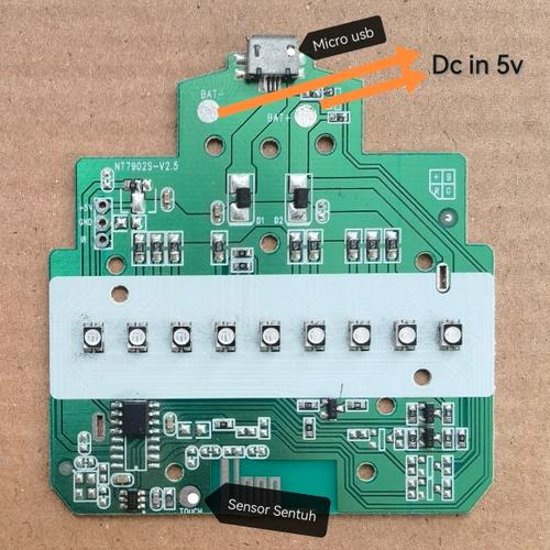 Jual Modul Led Rgb 7 warna Sensor sentuh ubah warna 5v Micro usb - Kota ...