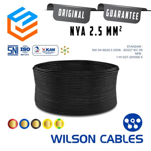 Jual Wilson Cables NYA Roll 2.5 mm2 Kabel Tembaga Kawat - 50 Meter ...
