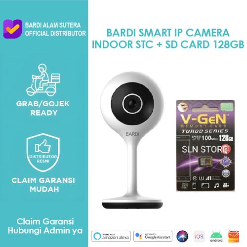 Promo Bundling BARDI Camera CCTV Indoor Fixed Static Wifi+Memory Card ...